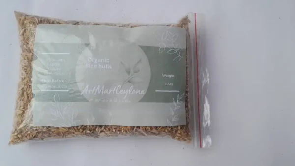 100% Natural Organic Rice Husks Compost | Potting Soil & Fertilizer